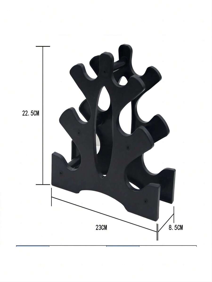 1pc Small Dumbbell Rack For Home Gym, 3-Tier Dumbbell Shelf, Tree ...