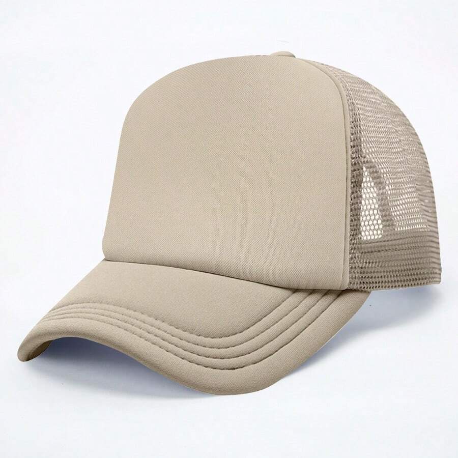 Khaki Baseball Cap Mesh Hat, Travel, Breathable, Sun Protection ...