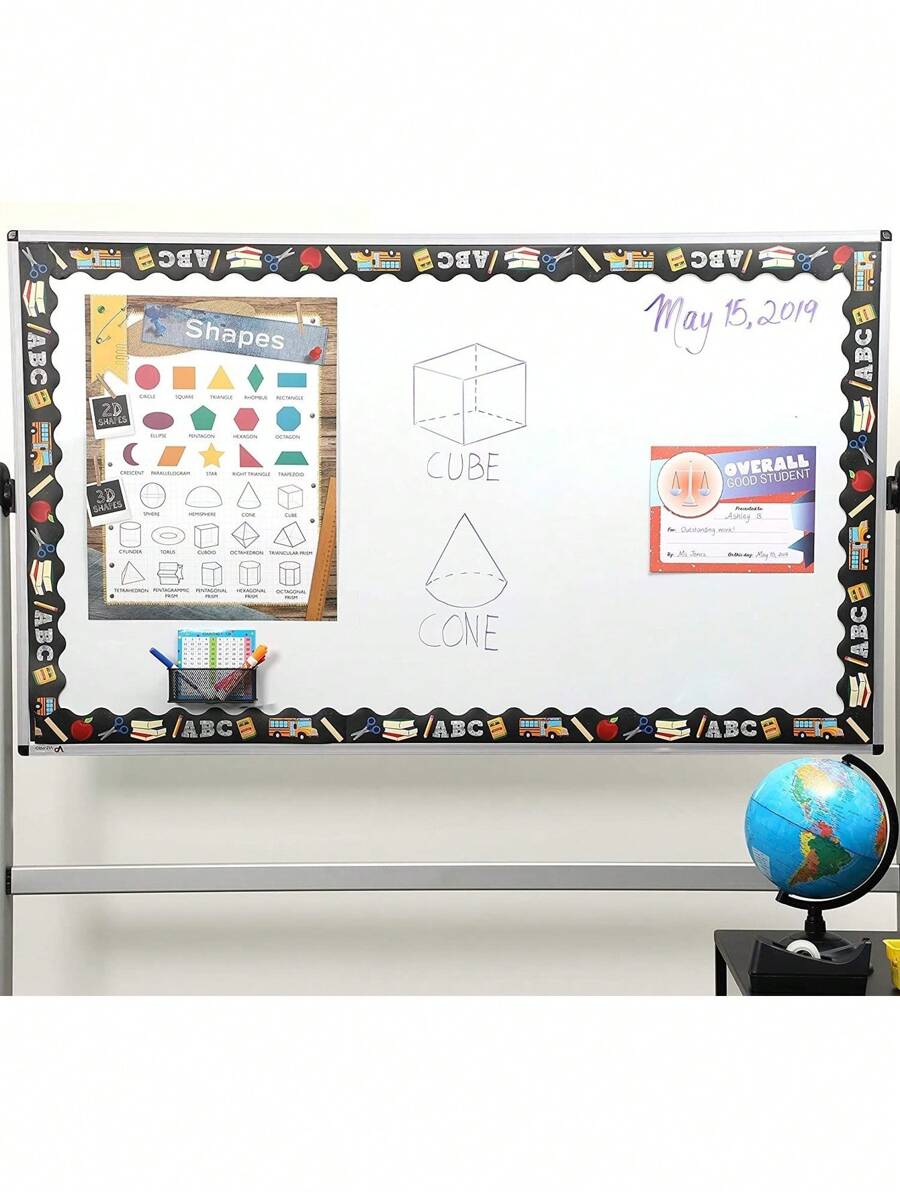 School Math Learning Chart Posters For Kids Classroom (17.5 X 24 In, 10 ...