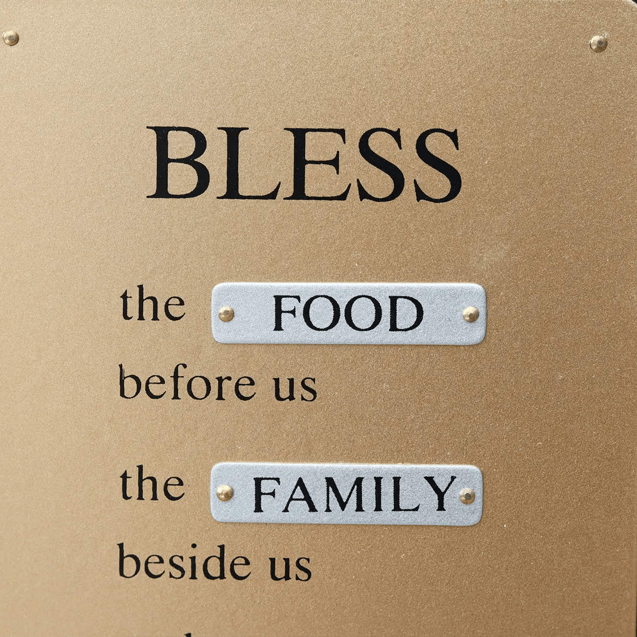 Wood Framed Wall Sign With Metal Christian Quotes | SHEIN USA