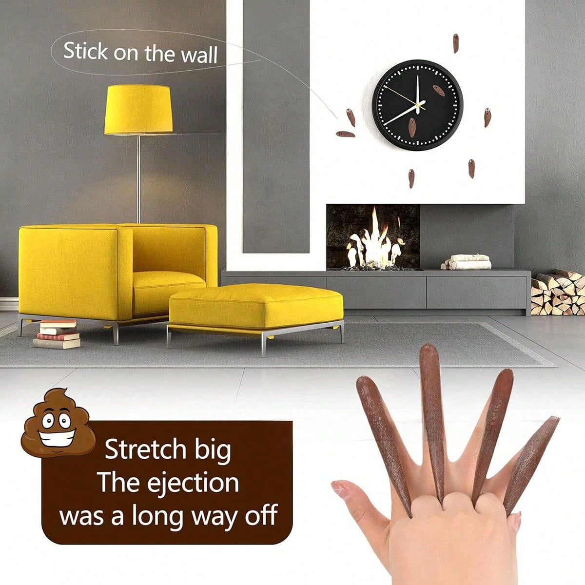 4pcEjection Feces, Unique And Innovative Slingshot Fingers, Fun ...