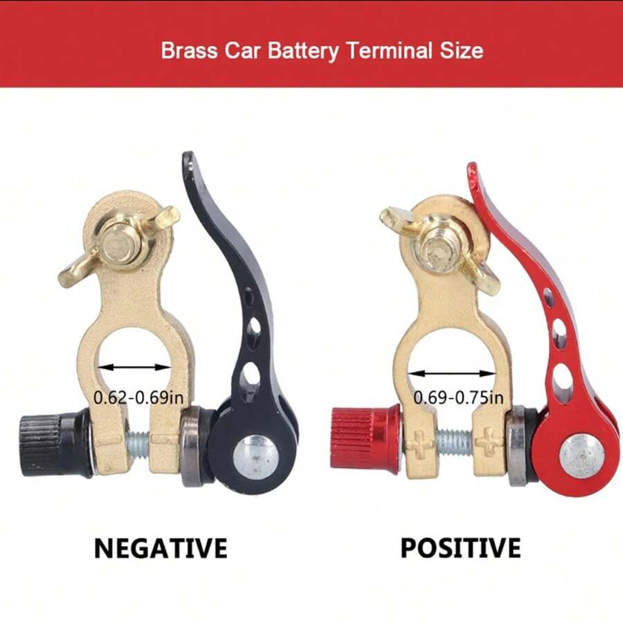 Car Battery Terminal Connector, Boat Battery Terminal, Brass Battery ...