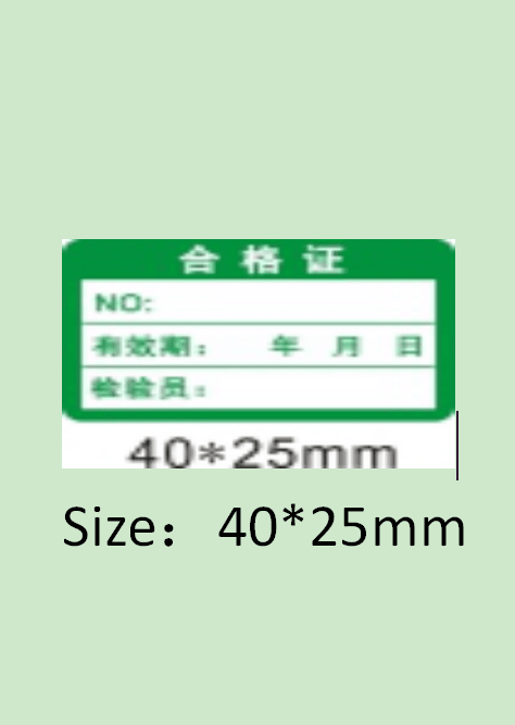 Measuring Non-Conformance Certificate Inspection Label Calibration ...