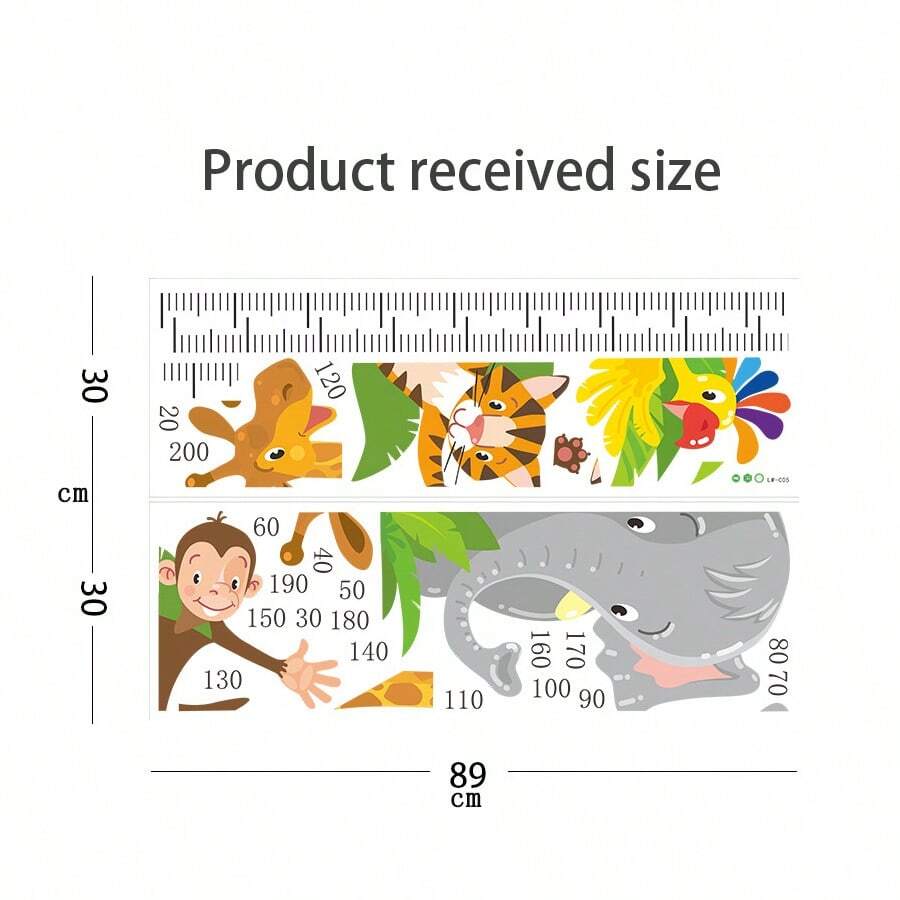 Animal Height Stickers Children's Room Kindergarten Baby Measuring ...
