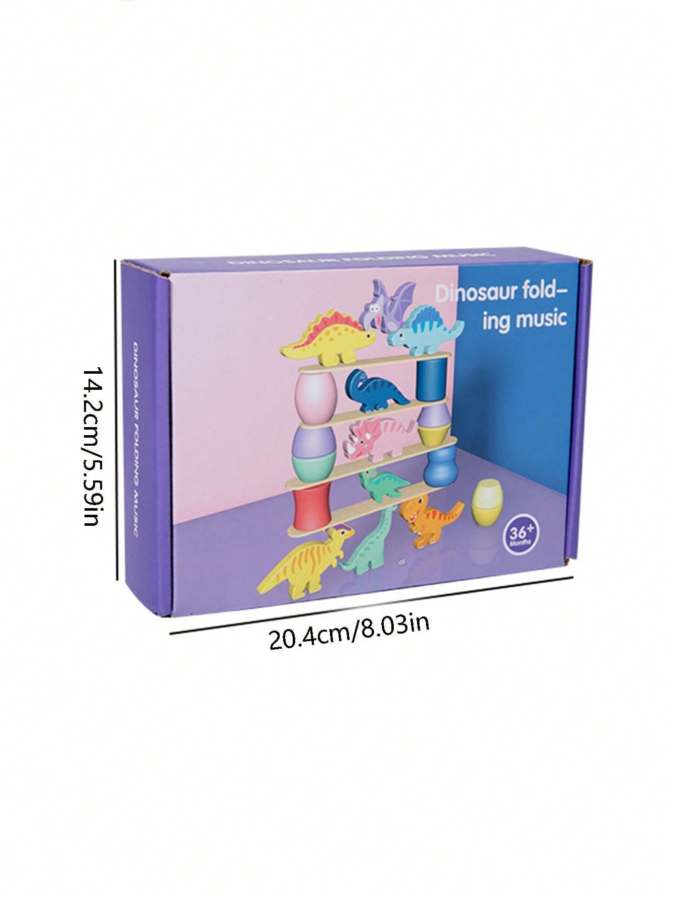 1 Pc Children's Enlightening Table Top Fun Puzzle Dinosaur Jenga Tall ...