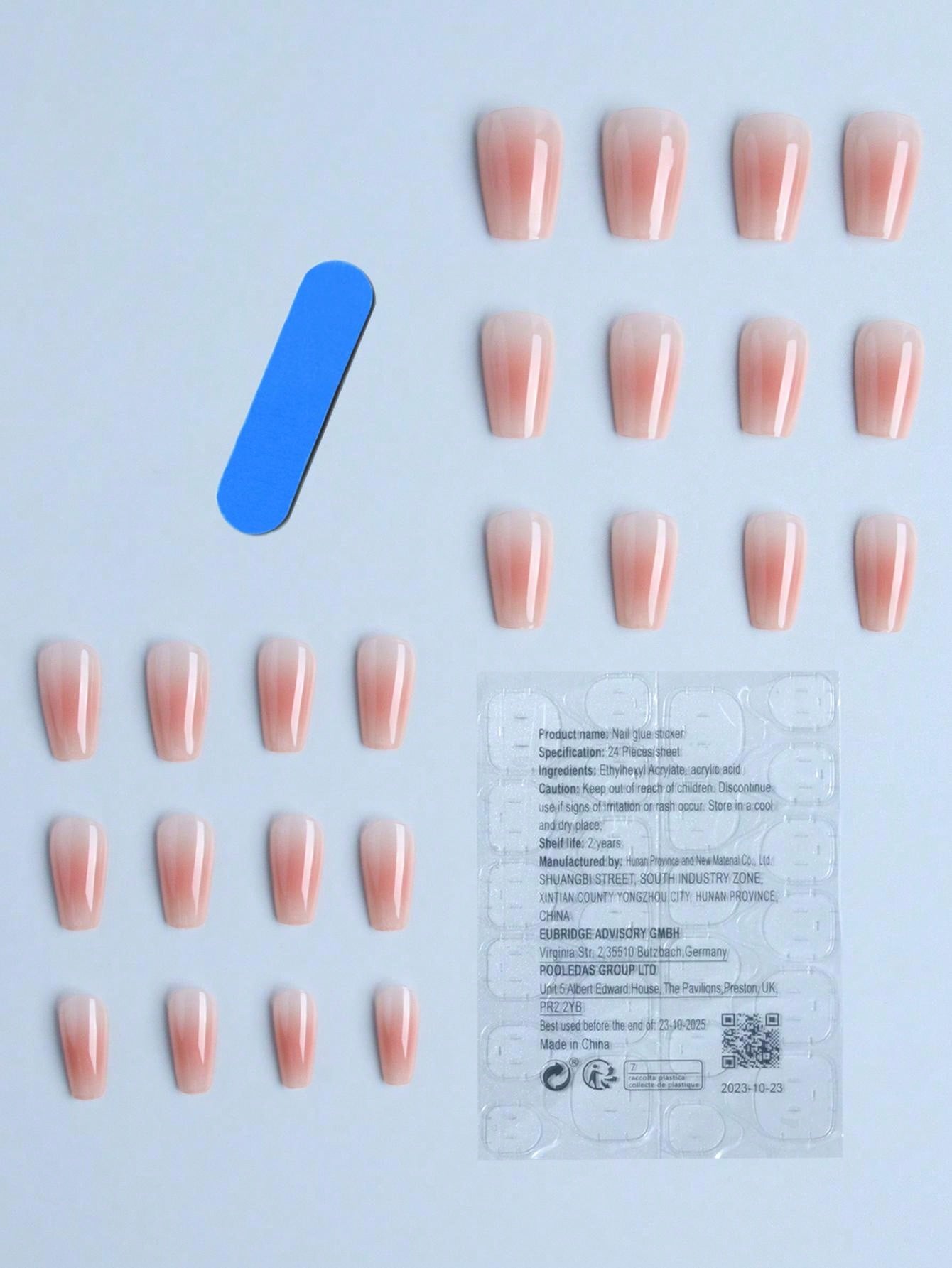 Transform Your Nails with, 24pcs short coffin Gradient Perfect fit ...