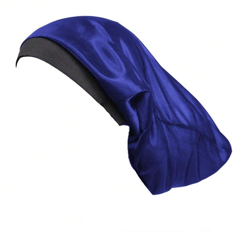 Long Satin Sleep Bonnet -Extra Large Night Cap For Men With Long Curly ...
