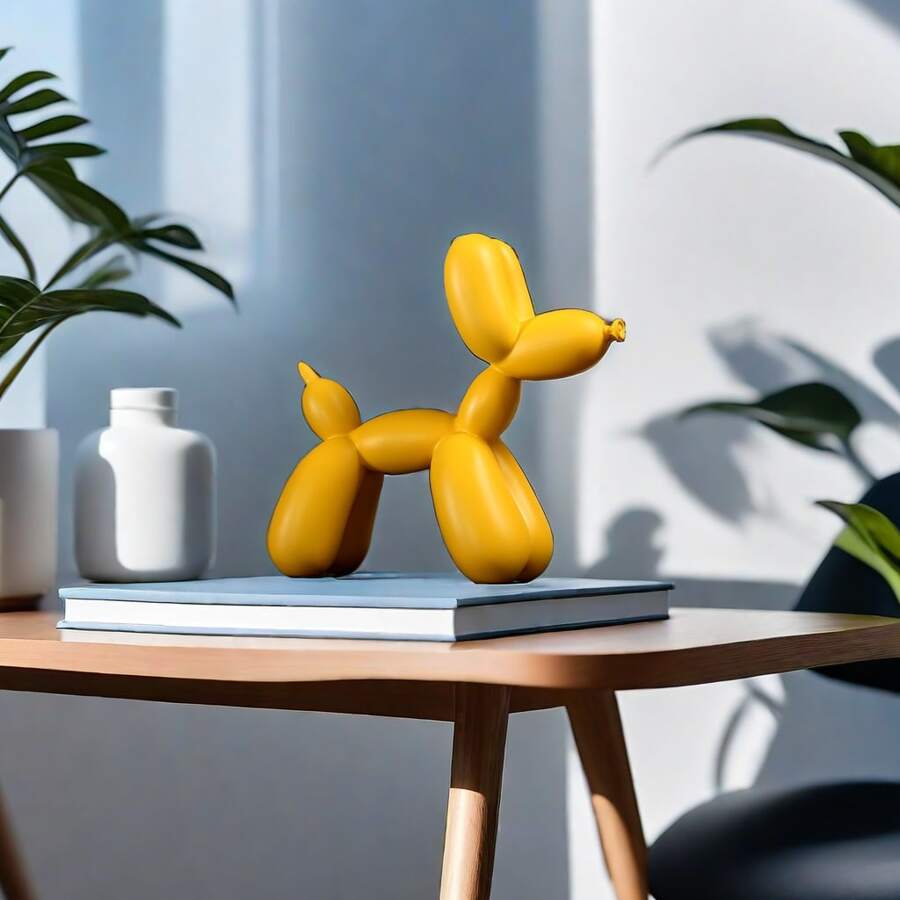 1pc Nordic Style Creative Balloon Dog Figurine, Cartoon Animal ...