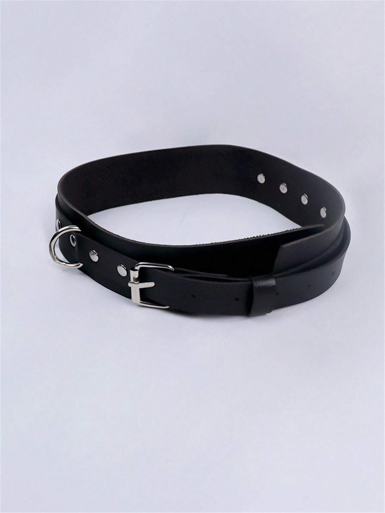 1pair Women's Leather Thigh Harness With Restraint Straps And ...