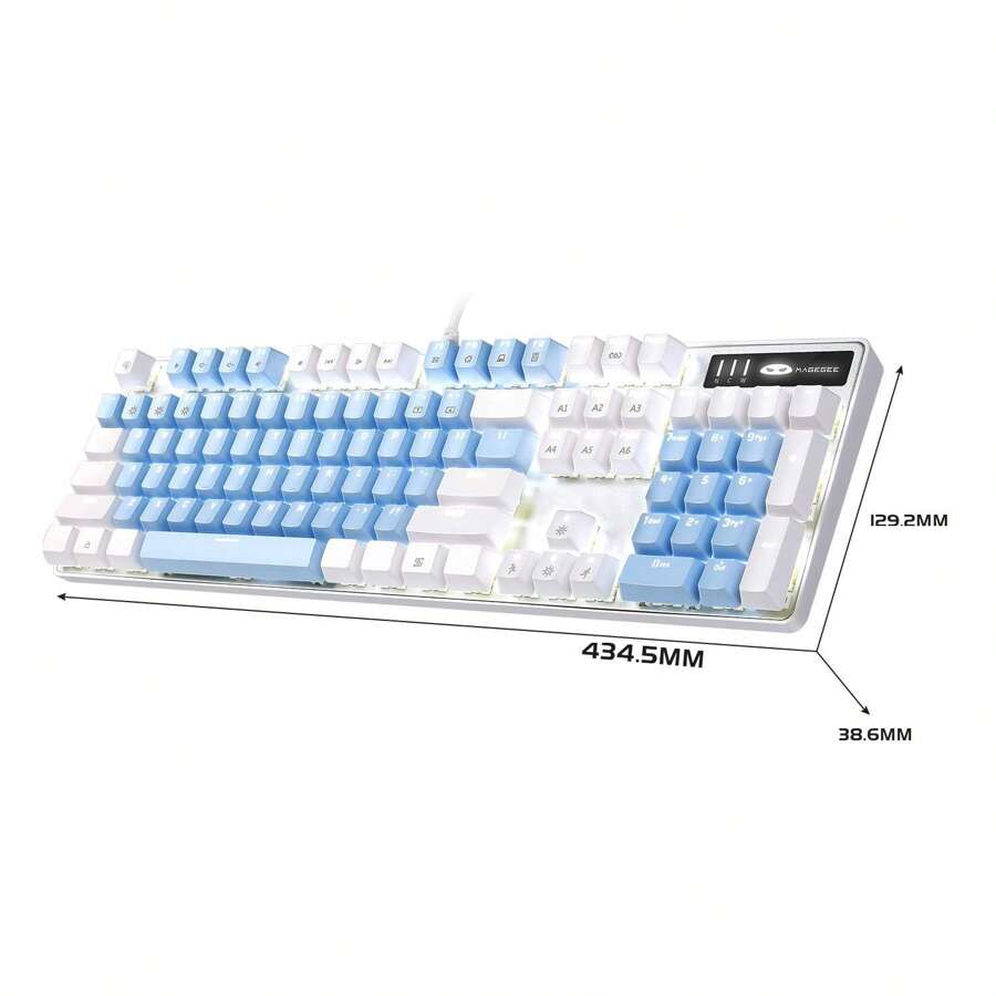 MageGee Teclado Para Jogos Mecânico Magegee, 104 Teclas Teclados ...