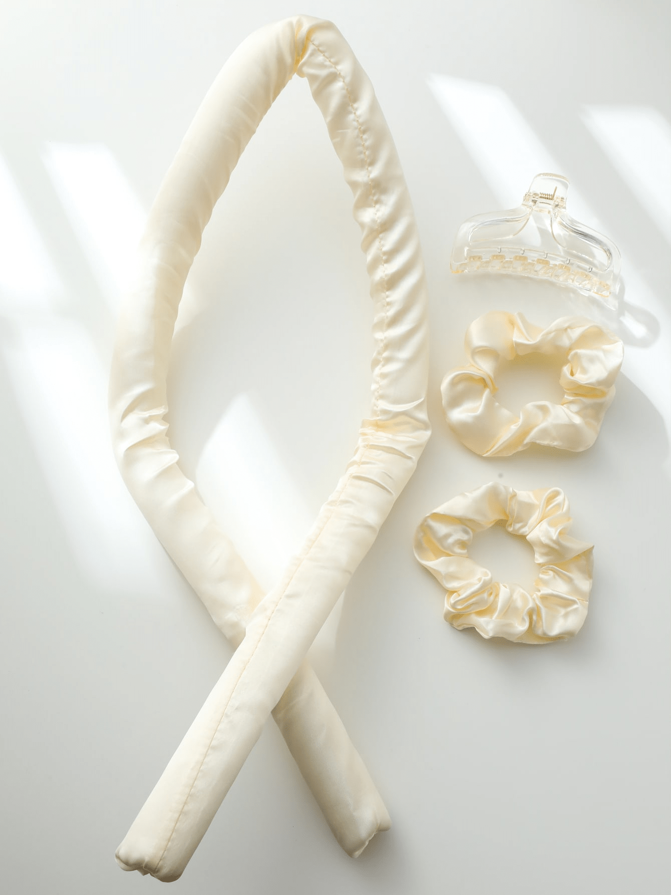 Lazy Heatless Hair Curling Set, Including Sponge Foam Curlers And Hair ...