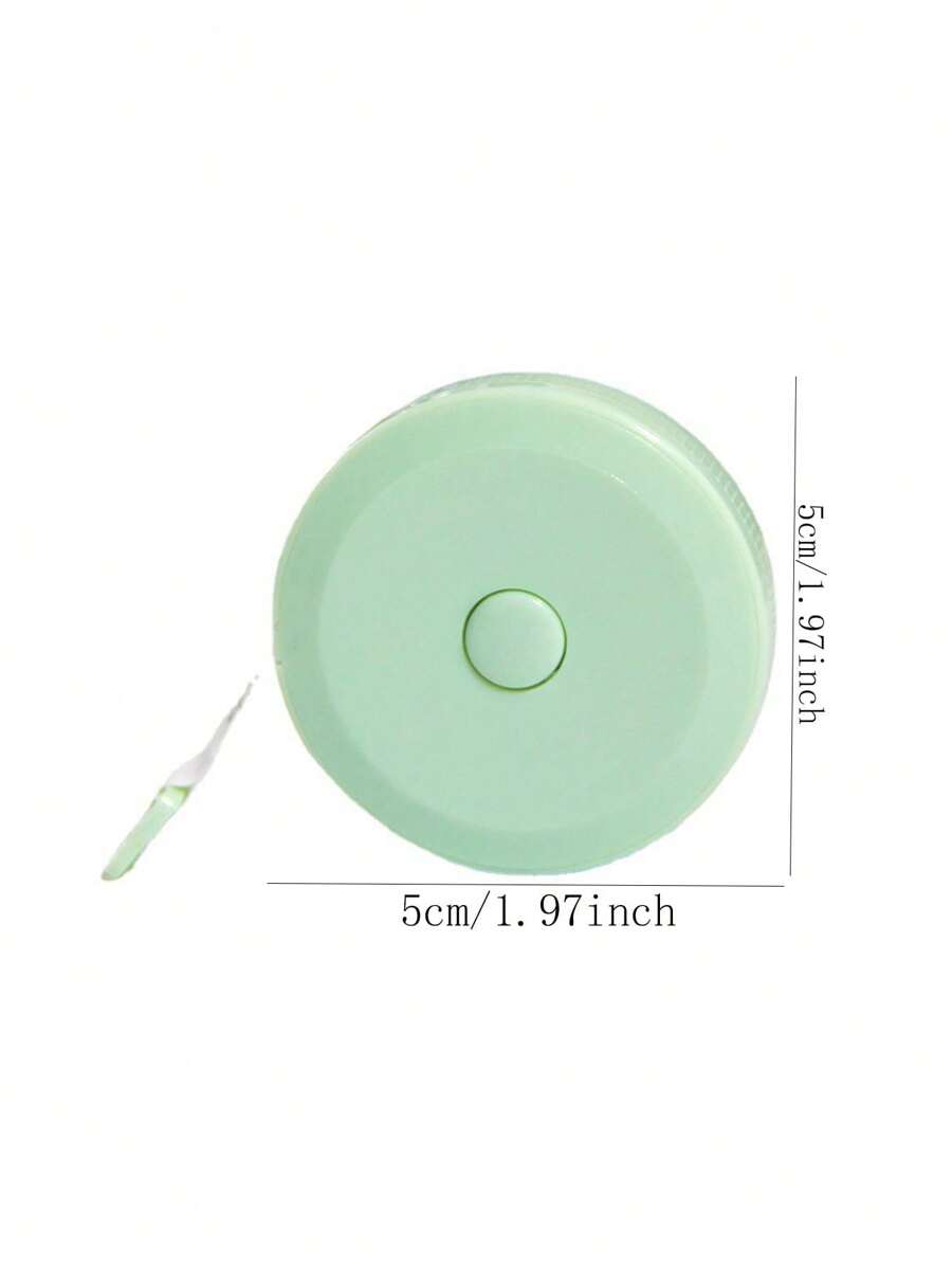 1pc Automatic Retractable Cute Miniature Green Measuring Tape Tape ...