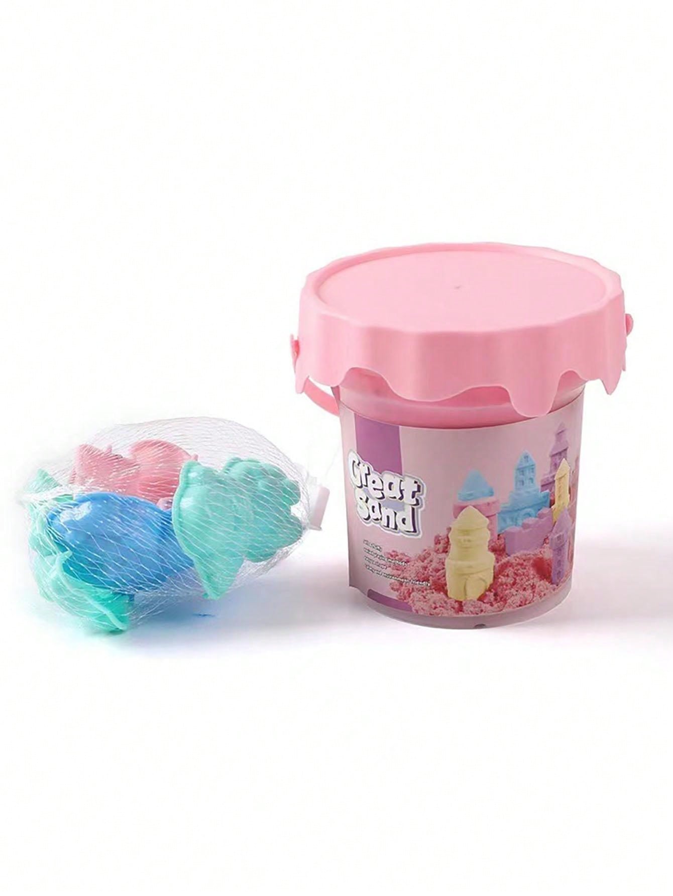 1pc Randomly Selected - Space Design Sand Bucket With 1kg Of Fluffy ...