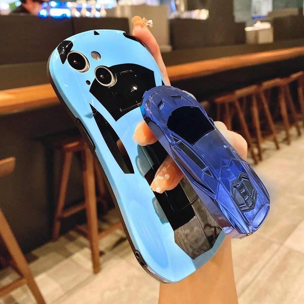 Fashion Sports Car IMD Soft & Hard Protective Phone Case, Anti-Fall ...