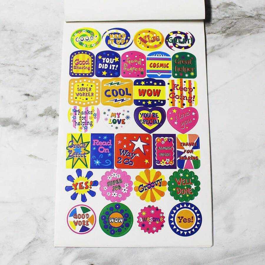 1 6-Page 700 Stickers New Selection Sticker Book, Valentine's Day ...