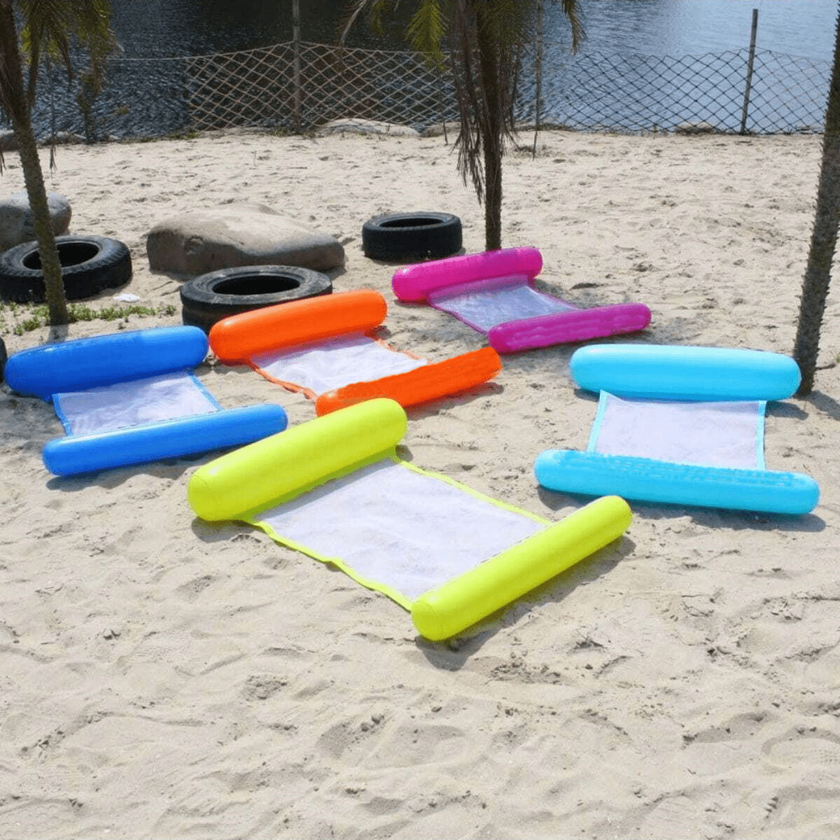 Inflatable Pool Floats Adult Size Water Hammock,Floats For Swimming ...