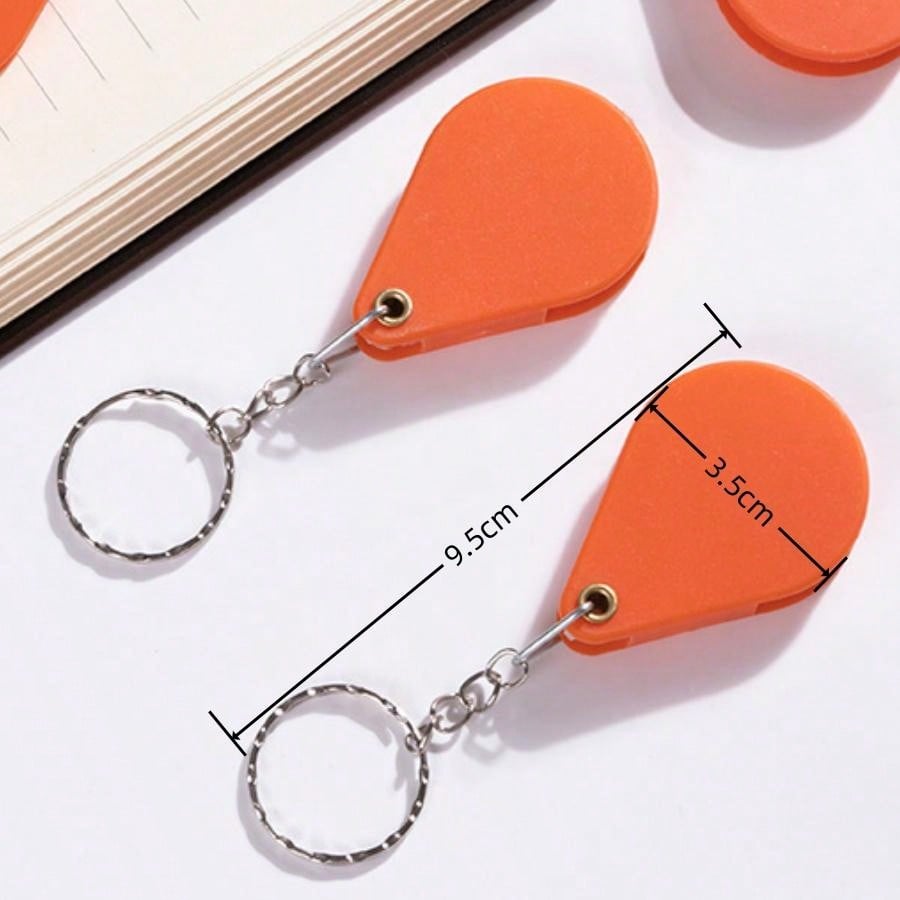 Llavero Mini Lupa Portátil, 10x Magnificación, Plegable De Alta ...