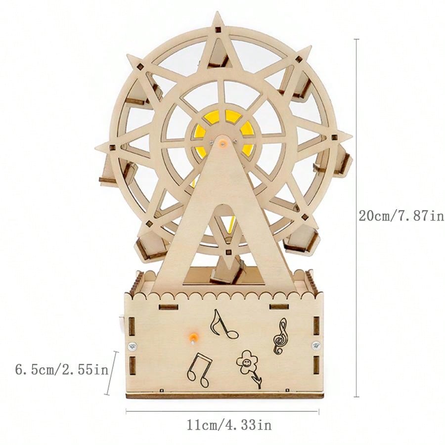 Grande Roue Musicale Rotative En Bois, Petite Production Scientifique ...