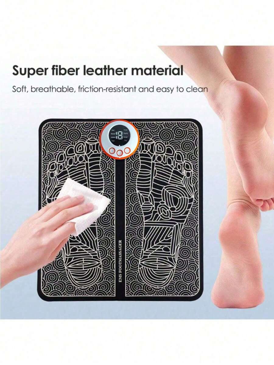 Foot Massager Foot Therapy Machine EMS Foot Massage Pad Pulse Fully Automatic Foot Meridian ...