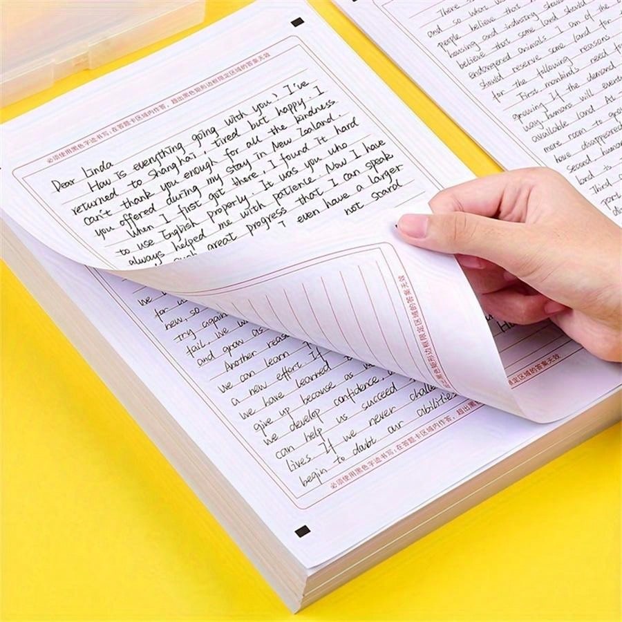 30 Sheets A4 Double Sided English Writing Paper For Writing Practice ...
