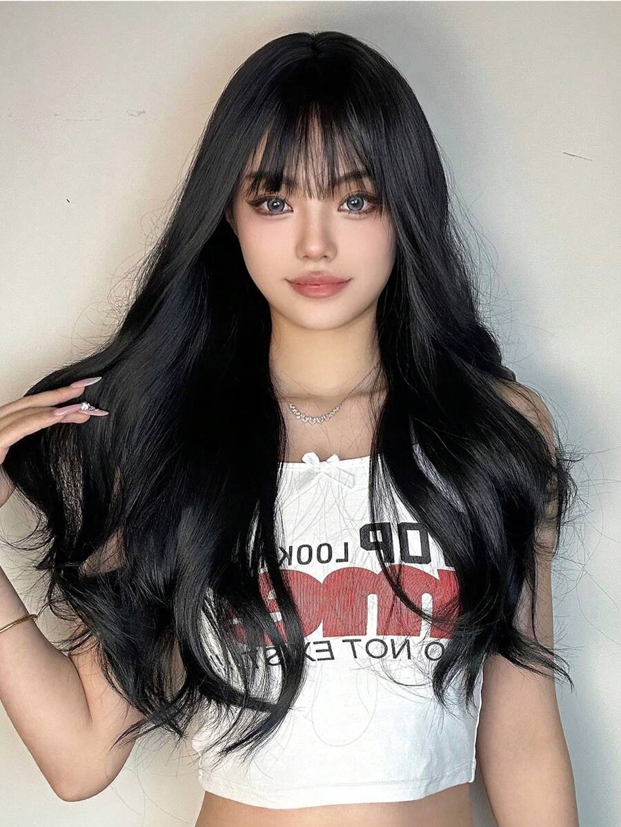 HAIRCUBE HAIRCUBE 22 And 24 Inch Ombre Blond Wigs With Bangs For Women ...