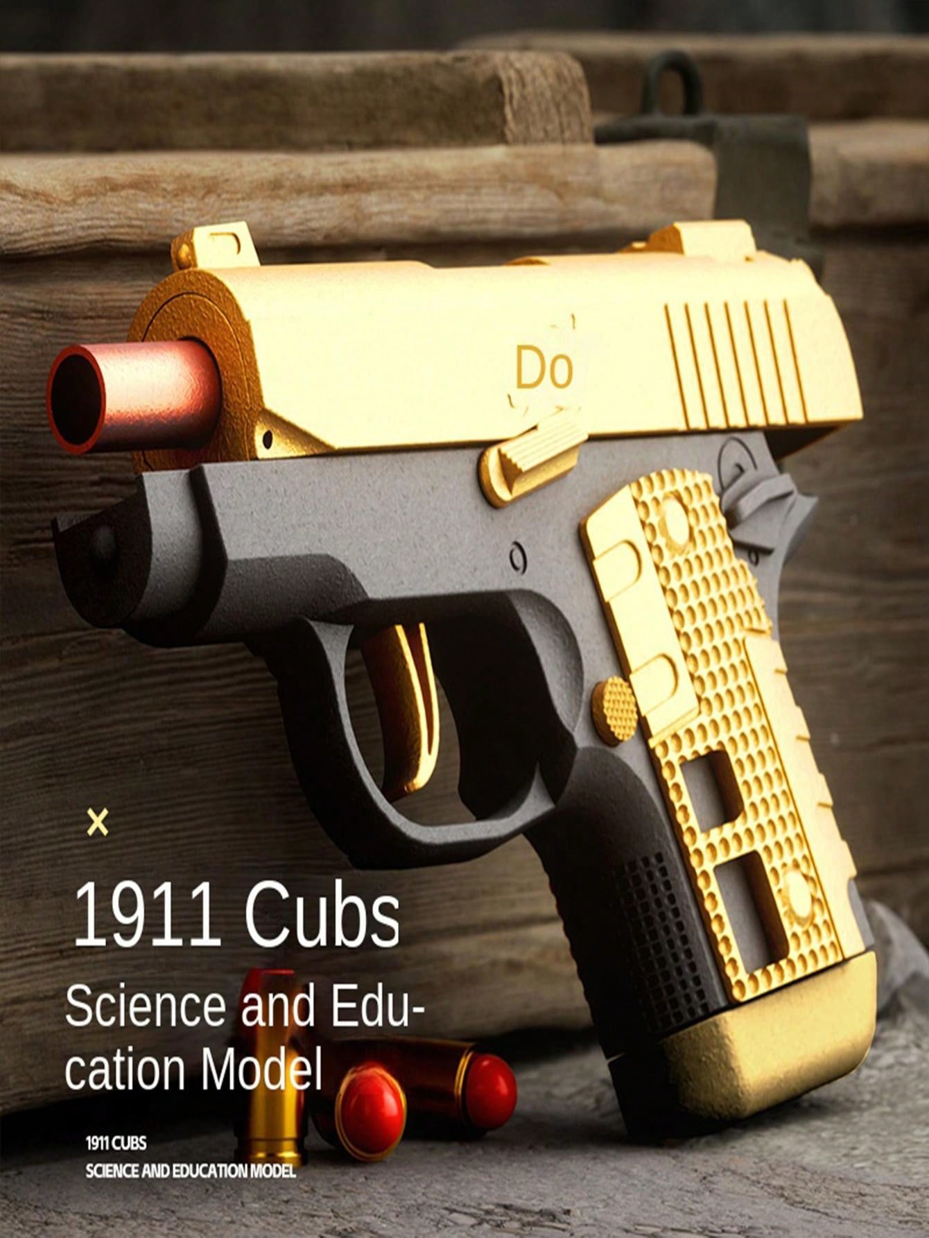 1pc Pocket-Size Toy Gun With Continuous Ejection & Ejection Cap 1911 ...