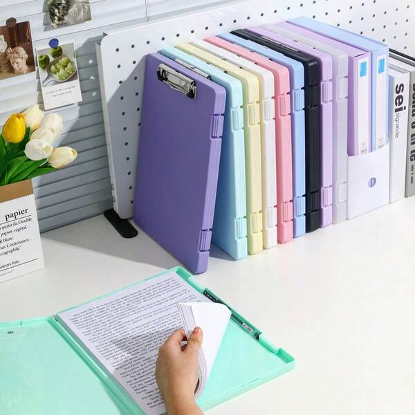 A4 Size Binder Clip Folder For Elementary School Students, Large ...