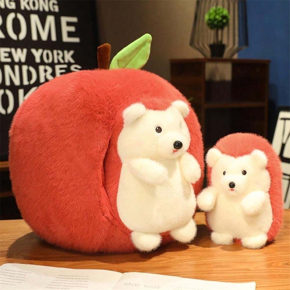 Cute Plush Apples Stuffed With Soft Hedgehogs: A Double Toy Delight ...