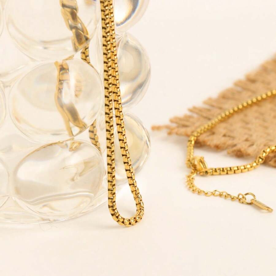 Stainless Steel Golden Basic Chain | SHEIN USA