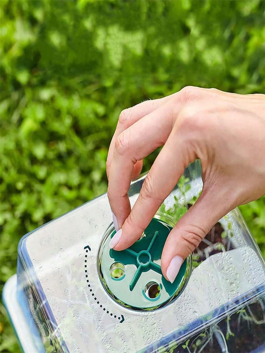 5pcs 12 Holes Seedling Tray Led Plant Germination Box With Adjustable ...