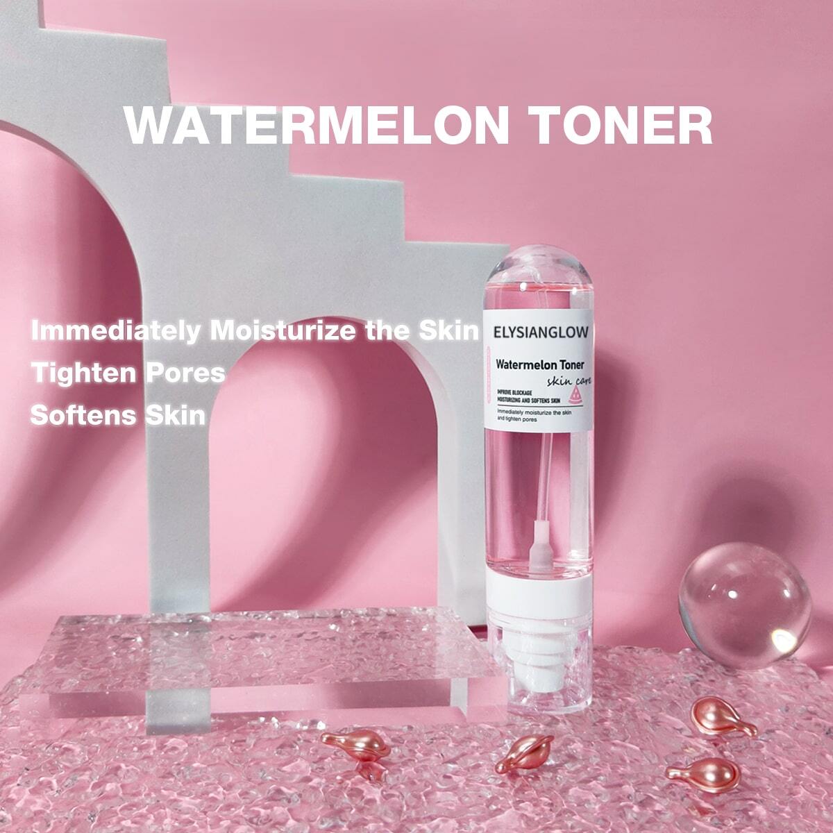 100ml Watermelon Extract Makeup Water; Moisturizing & Refreshing Spray ...