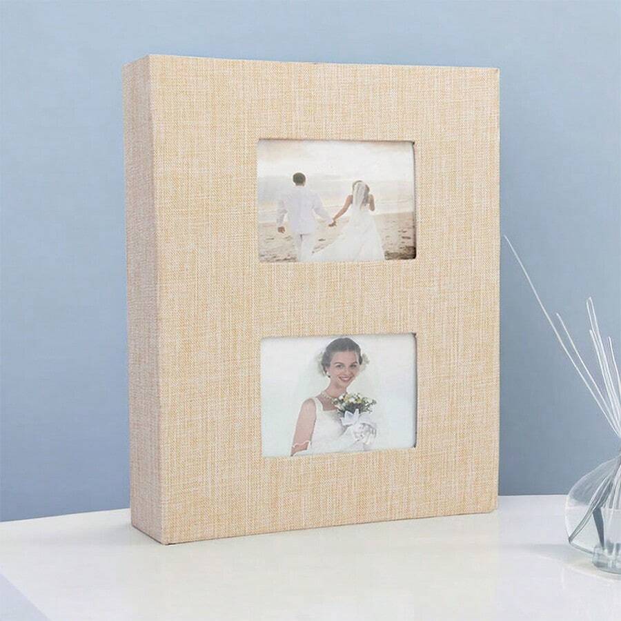 6-Inch Album, 200 Sheets, High Capacity Family Album, Baby Photo ...