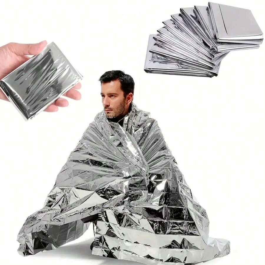 Vera Chiu Emergency Mylar Thermal Blankets For First Aid Kits ...