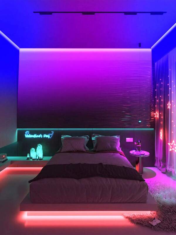 3.28 Foot/100 Foot LED Strip Lights, Bedroom LED Lights, Smart LED ...