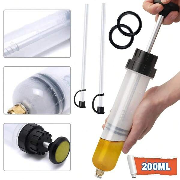 Extracto De Líquido De 200 Cc Extractor De Aceite Automotriz Extractor De Aceite De Automóvil ...
