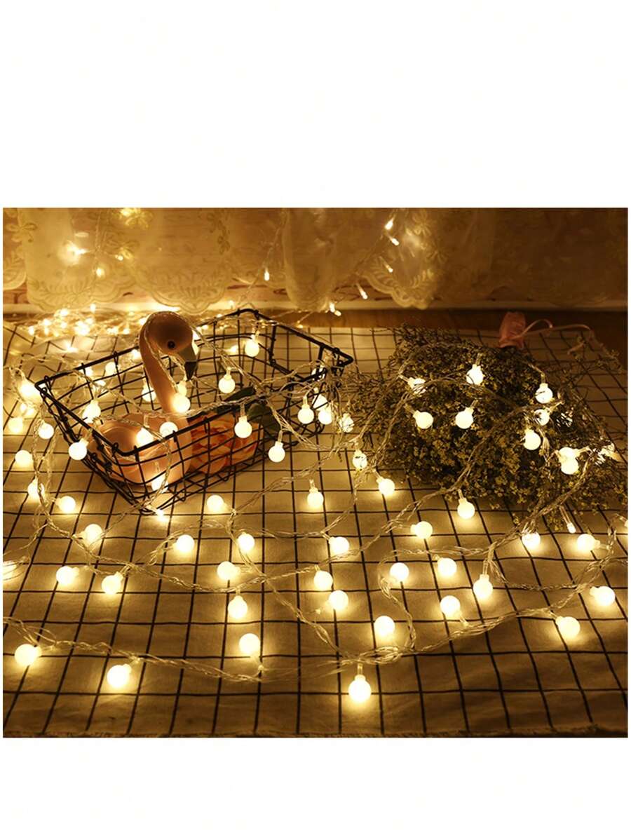 A String Of Usb Light String Led Frosted Small Ball Light String ...