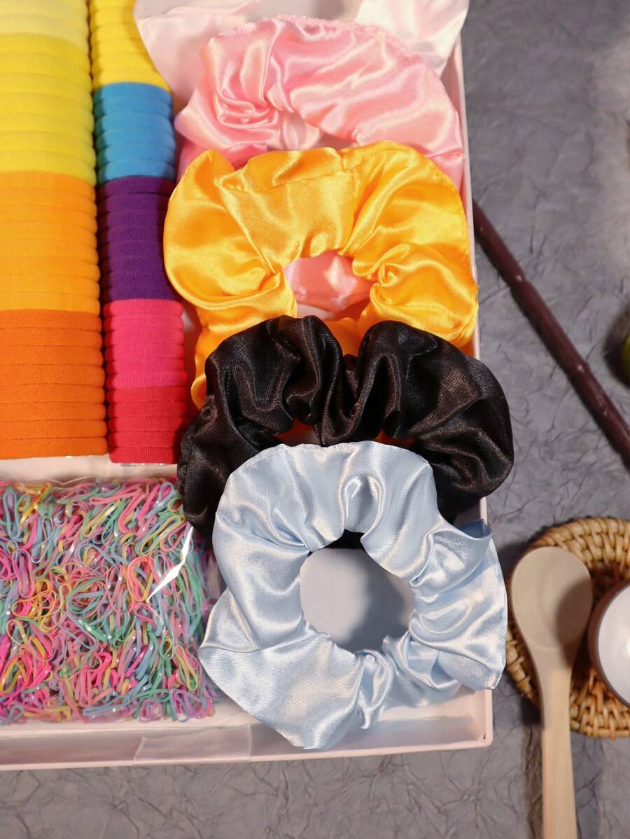 1155PCS Female Large Intestine Hair Loop, Seamless Hair Loop ...