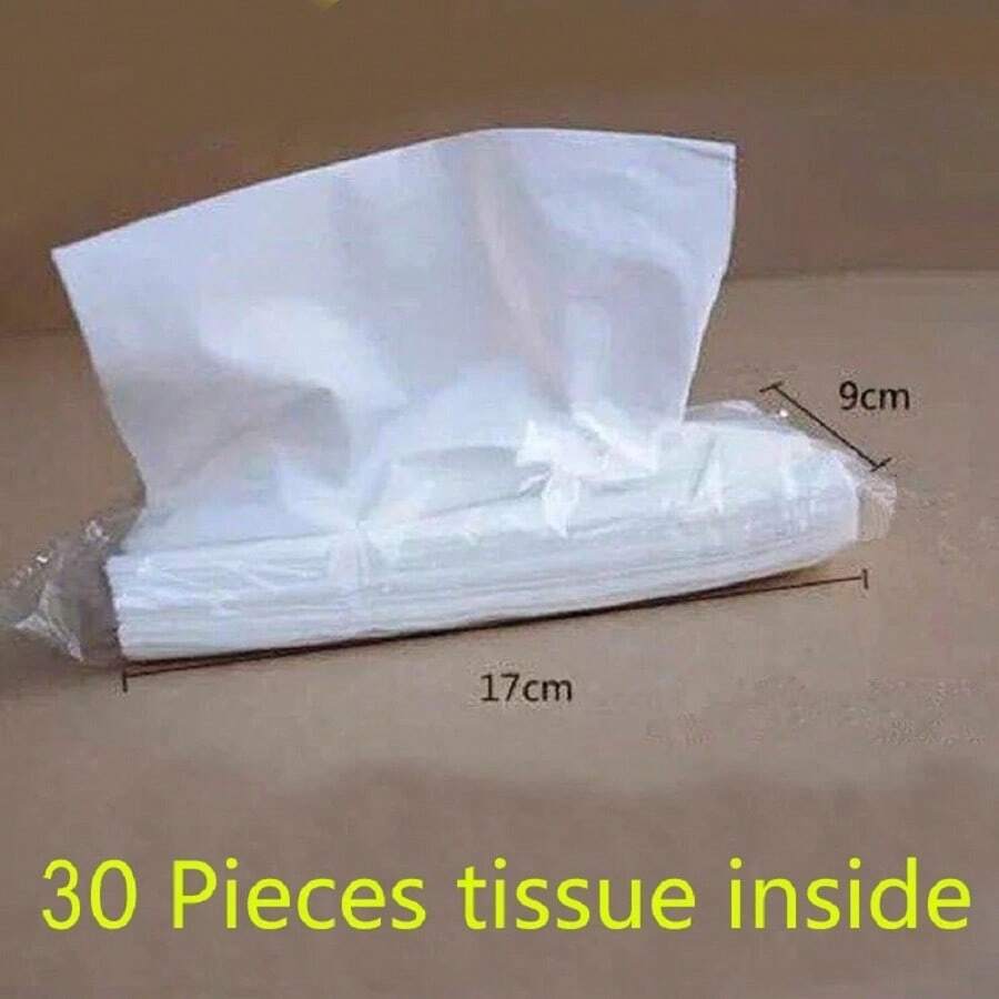 4 Packs Car Tissue With 30 Pieces Tissue In Side Per Pack For Car ...