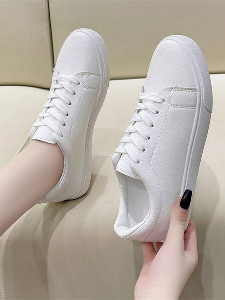 New Arrival Women's Casual Sports Shoes, Low Cut Flat Sneakers With ...