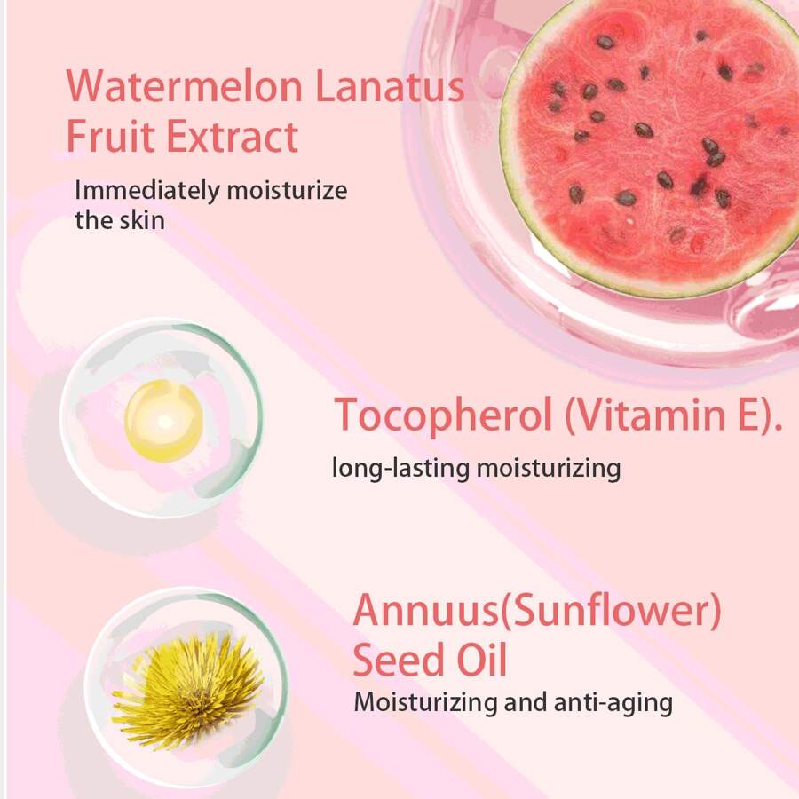 100ml Watermelon Extract Makeup Water; Moisturizing & Refreshing Spray ...