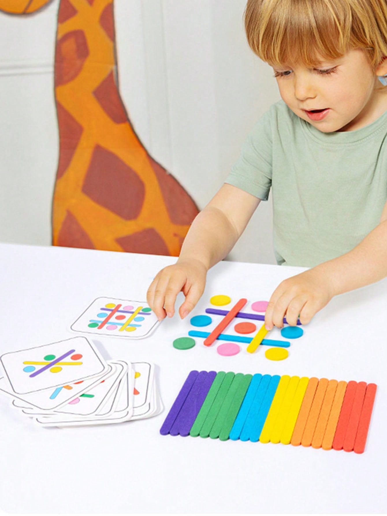 1 Pc Rainbow Count Bar Logical Thinking Space Imagination Collocation ...