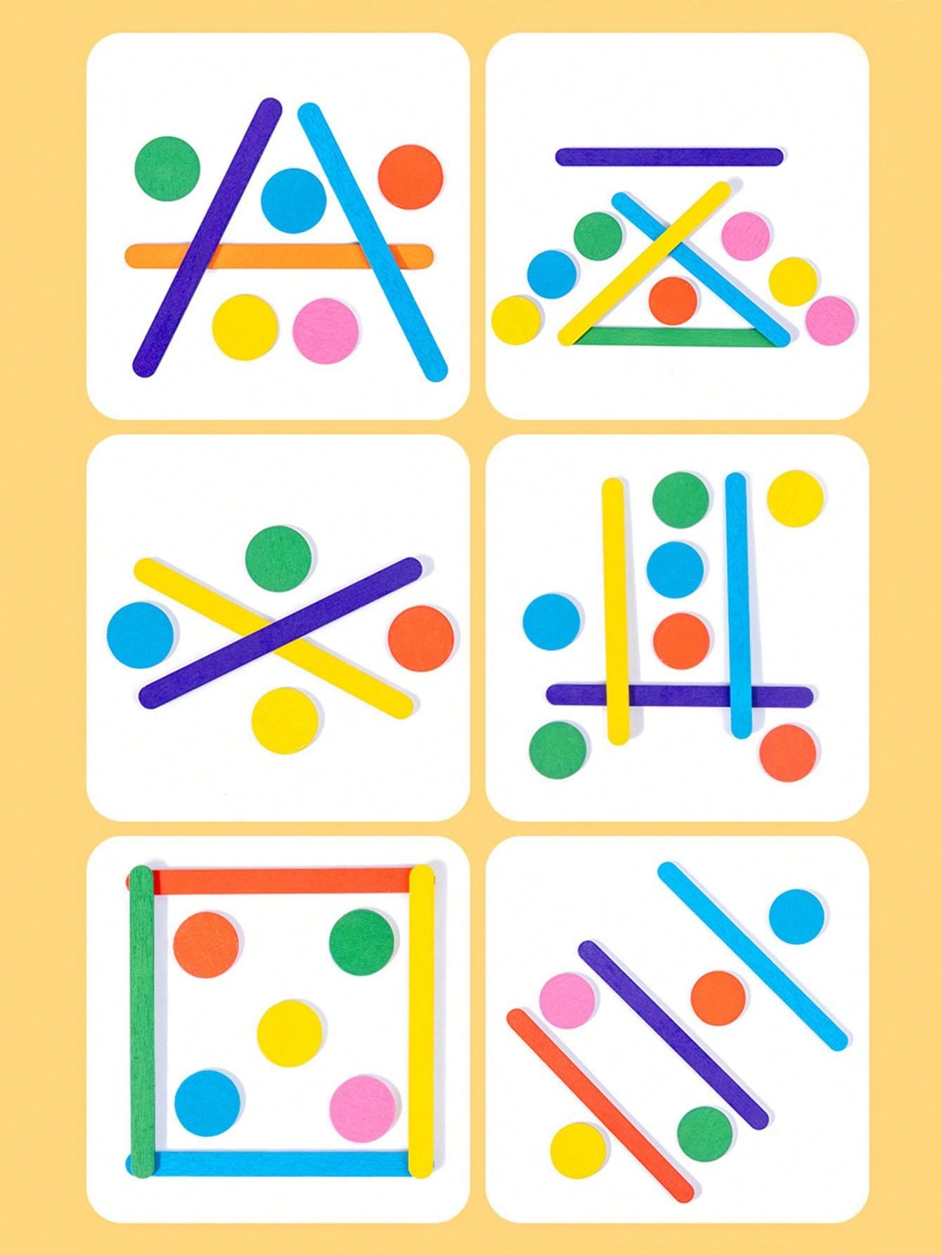 1 Pc Rainbow Count Bar Logical Thinking Space Imagination Collocation ...