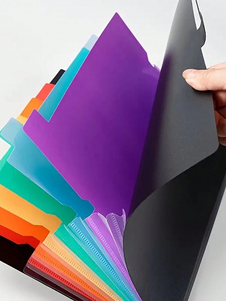 Accordion File Folder A4 With 7 Colorful Dividers For Classifying ...
