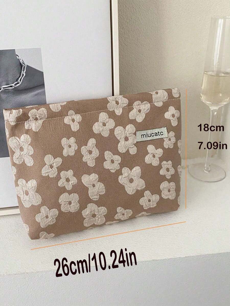 3 Colors Flower Makeup Bag Bubble Storage And Organizing Bag Travel ...