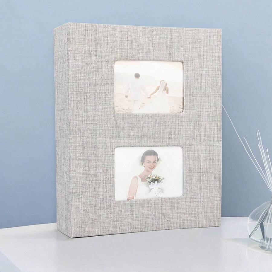6-Inch Album, 200 Sheets, High Capacity Family Album, Baby Photo ...