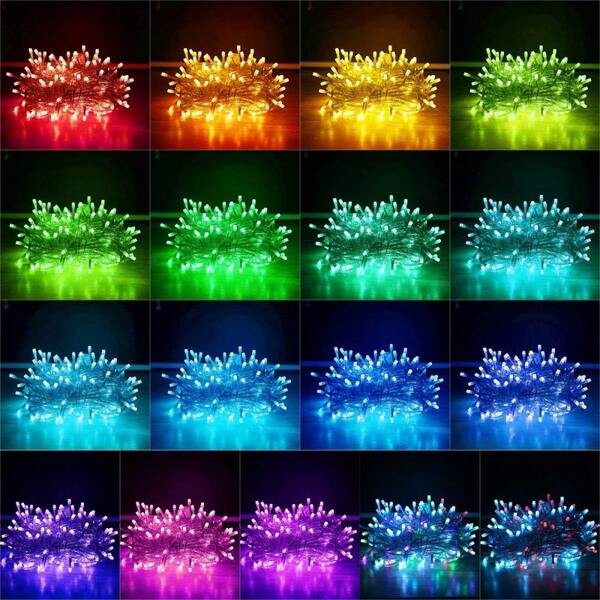 Luces Led De Cuerda - 200 Luces De Color 20m/66 Pies De Longitud Con ...