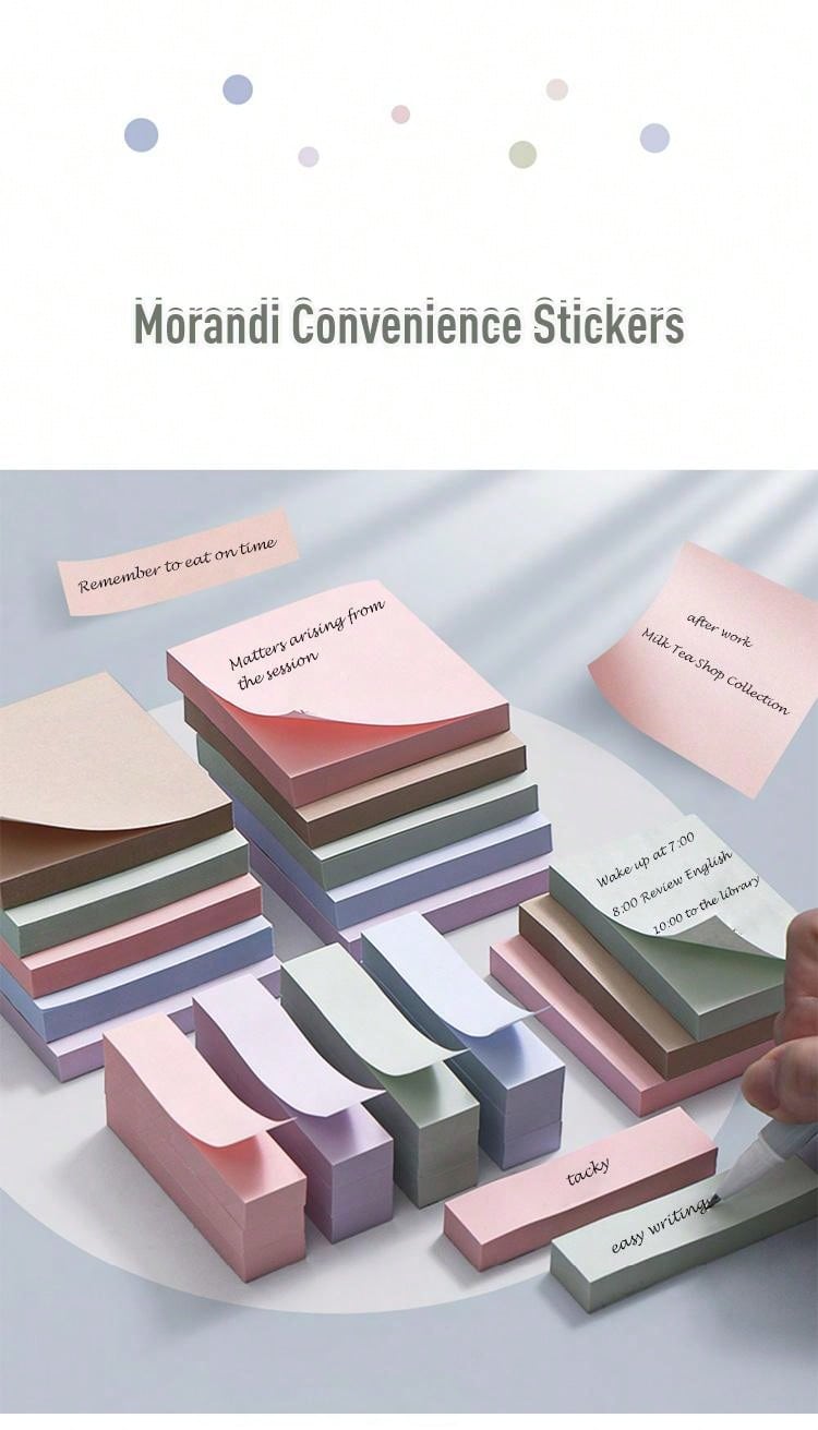 Sticky Notes , Zelfklevend Memoblokjes , Creatief Student Sticky Notes ...