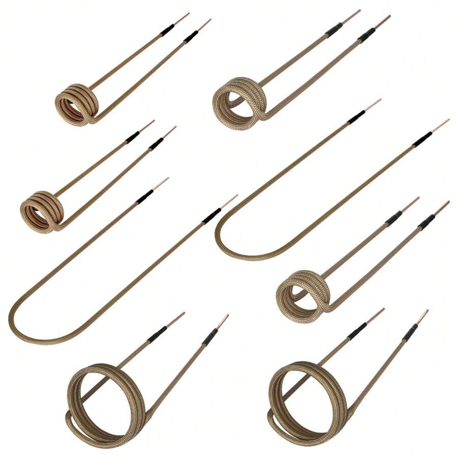 8 Pcs Induction Heater Coils, Induction Preformed Coil For Flameless ...