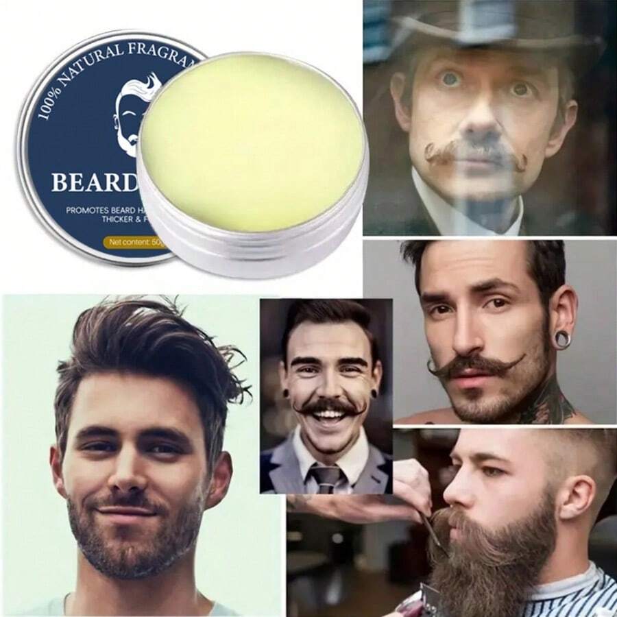 Beard Balm For Men, Leave-In Beard Oil, Hair Conditioner, Beard Styling ...