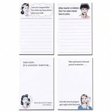 1 Pc Funny Novelty Memo Pads,4 X 5.5 In(10x14cm),50 Sheets,Coworker ...